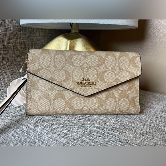 Coach | Bags | 19 Nwt Coach Travel Envelopes Wallet In Blocked ...